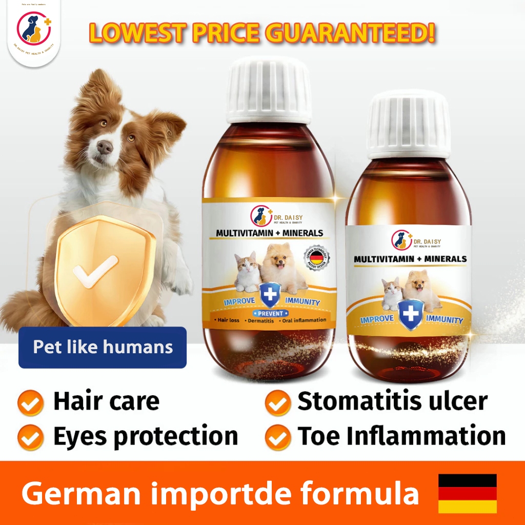 Multivitamins for dogs,Cats 150ml Vitamins Appetite Booster for Dogs ...