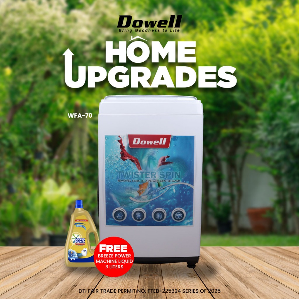 Dowell WFA-70 7kg Fully Automatic Washing Machine 7 Program Functions ...