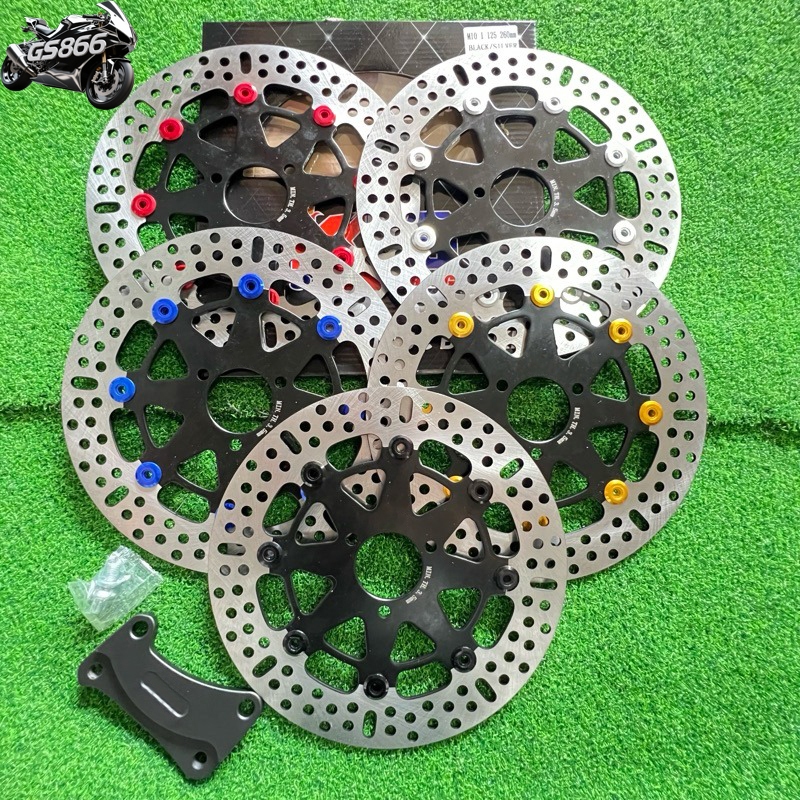 Big Disc 260mm Disc With Bracket Mio i 125 3 Holes / Mio Mio Soul 4 ...