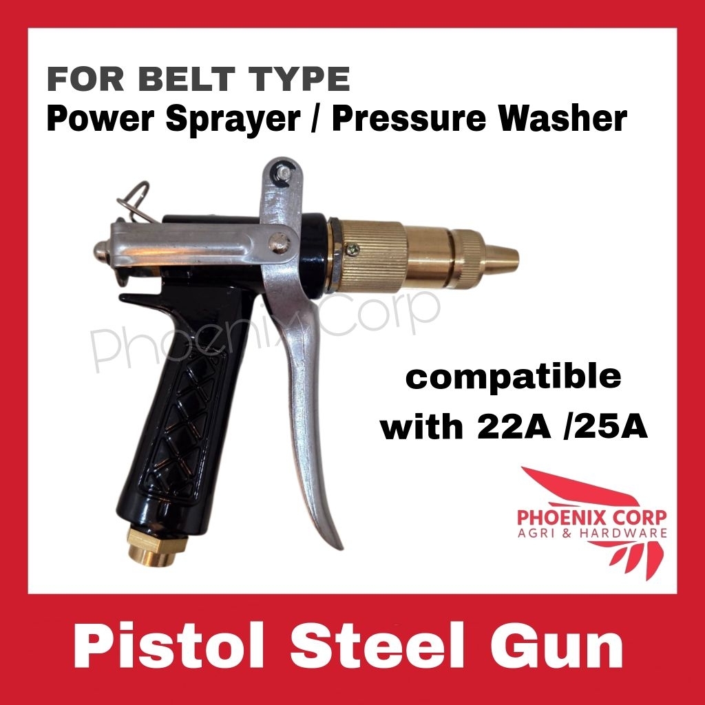 Pistol Steel Gun for Power Sprayer Pressure Washer Spare Parts | Shopee ...