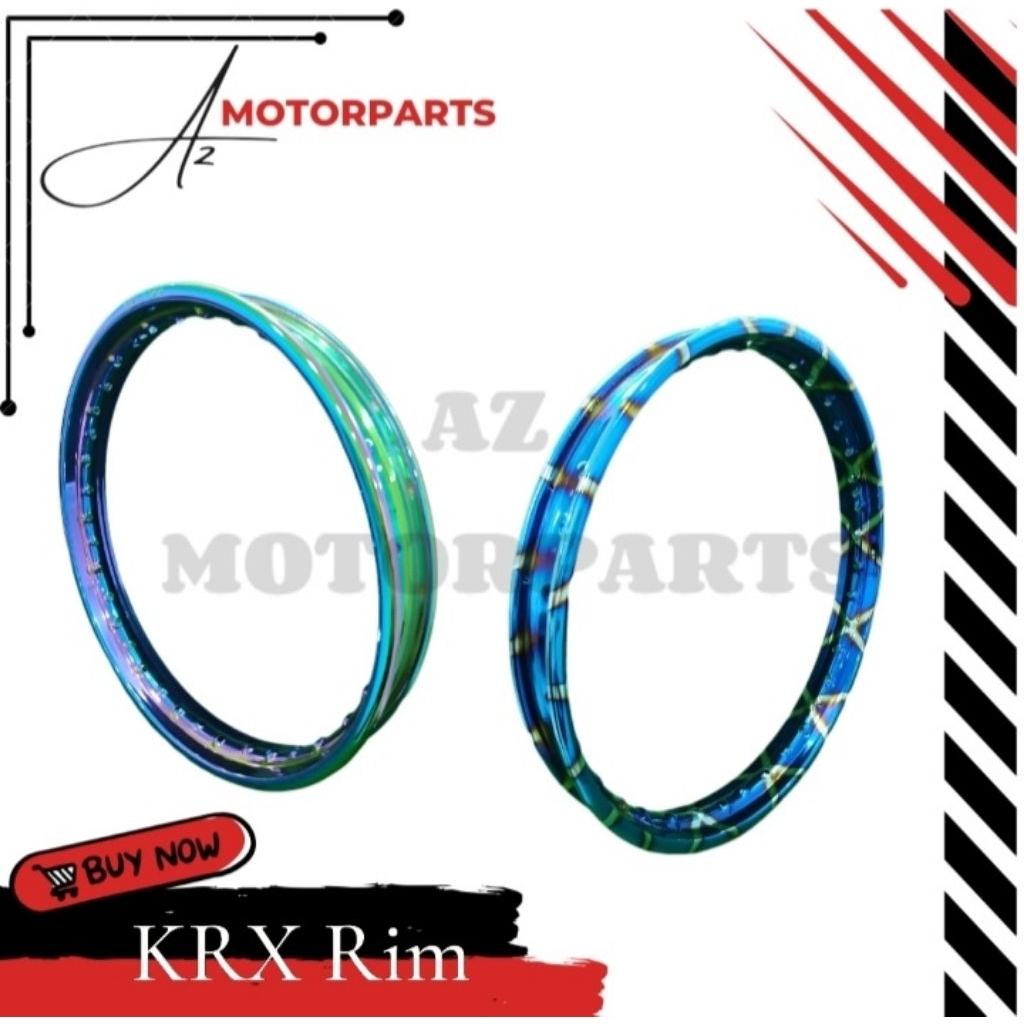KRX Rim 1.60-17 Rainbow / 1.40-17 Cross Design, 1pc. | Shopee Philippines