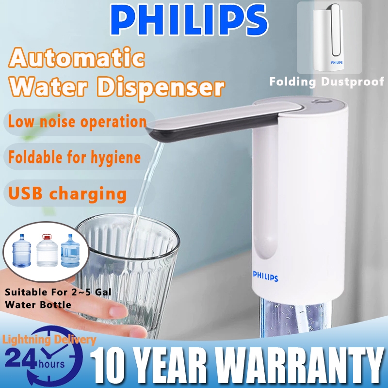 PHILIPS Water Dispensers Foldable Portable Water Bottle Pump Automatic ...