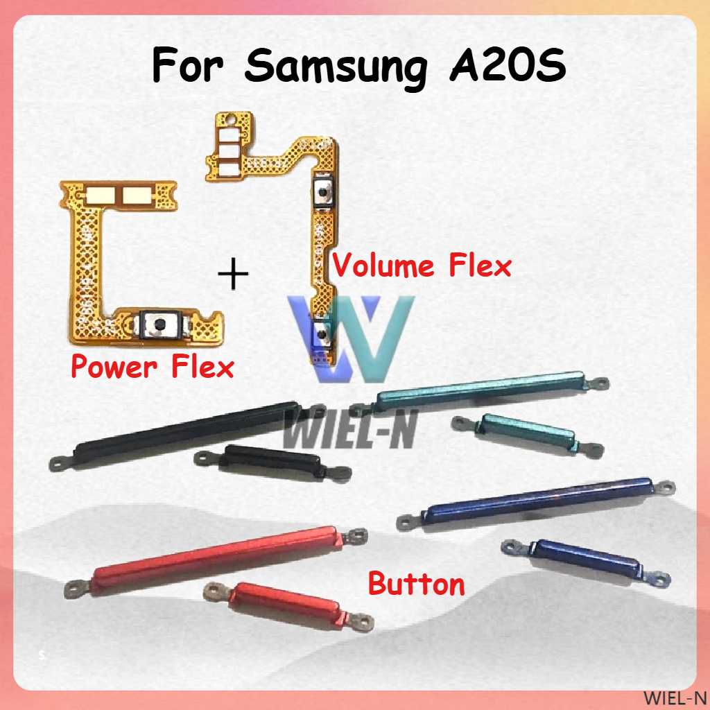 For Samsung Galaxy A20S power switch mute switch control key volume ...