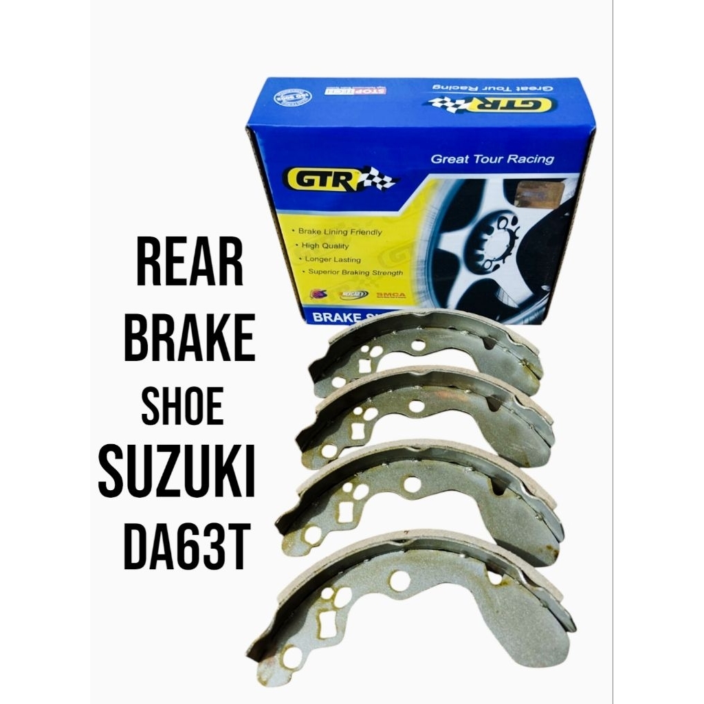 Brake Shoe Rear Suzuki DA63T wagon surplus G13B GTK-9966 GTR | Shopee ...