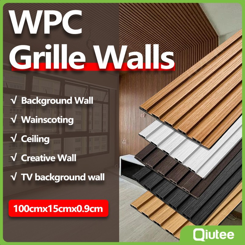 Wood Wall Panels Best Quality WPC Fluted Panels Fluted Wallpaper for ...