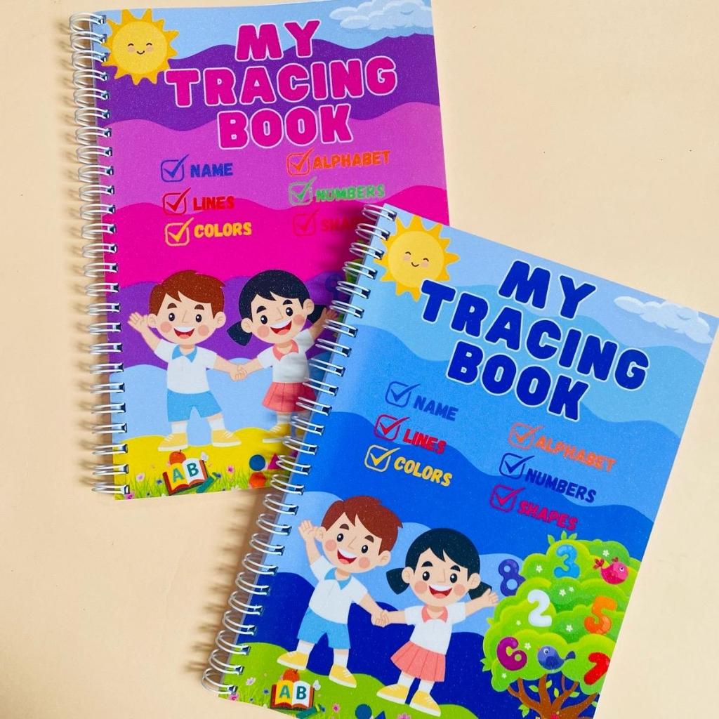 My Tracing Book for Kids – Alphabet, Numbers & Shapes Tracing Workbook ...