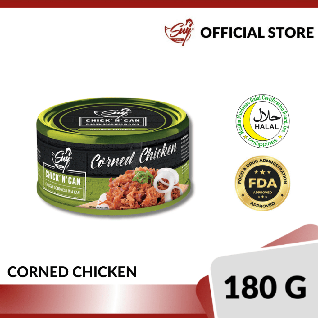 Suy Foods Corned Chicken 180g | Shopee Philippines