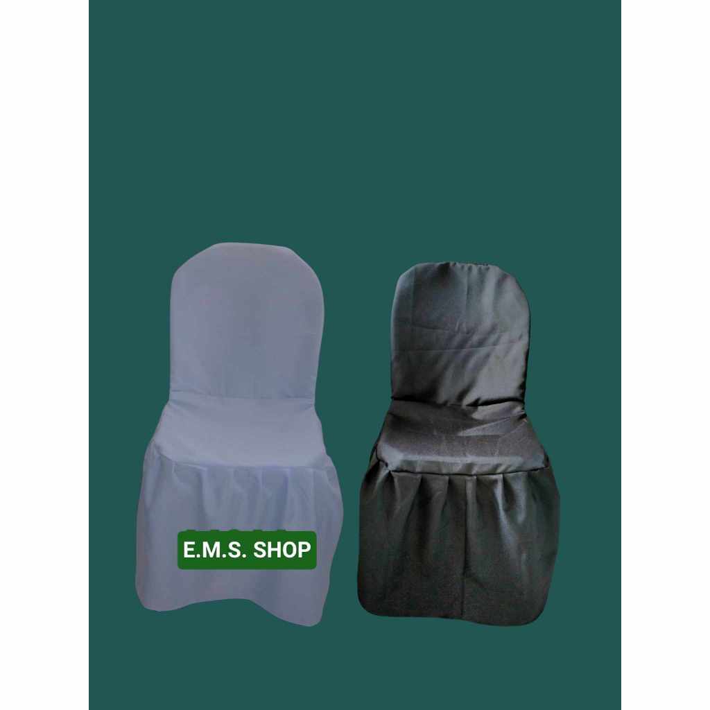 10 PCS MONOBLOCK SEAT COVER STANDARD SIZE WHITE MONOBLOCK CHAIR COVER ...