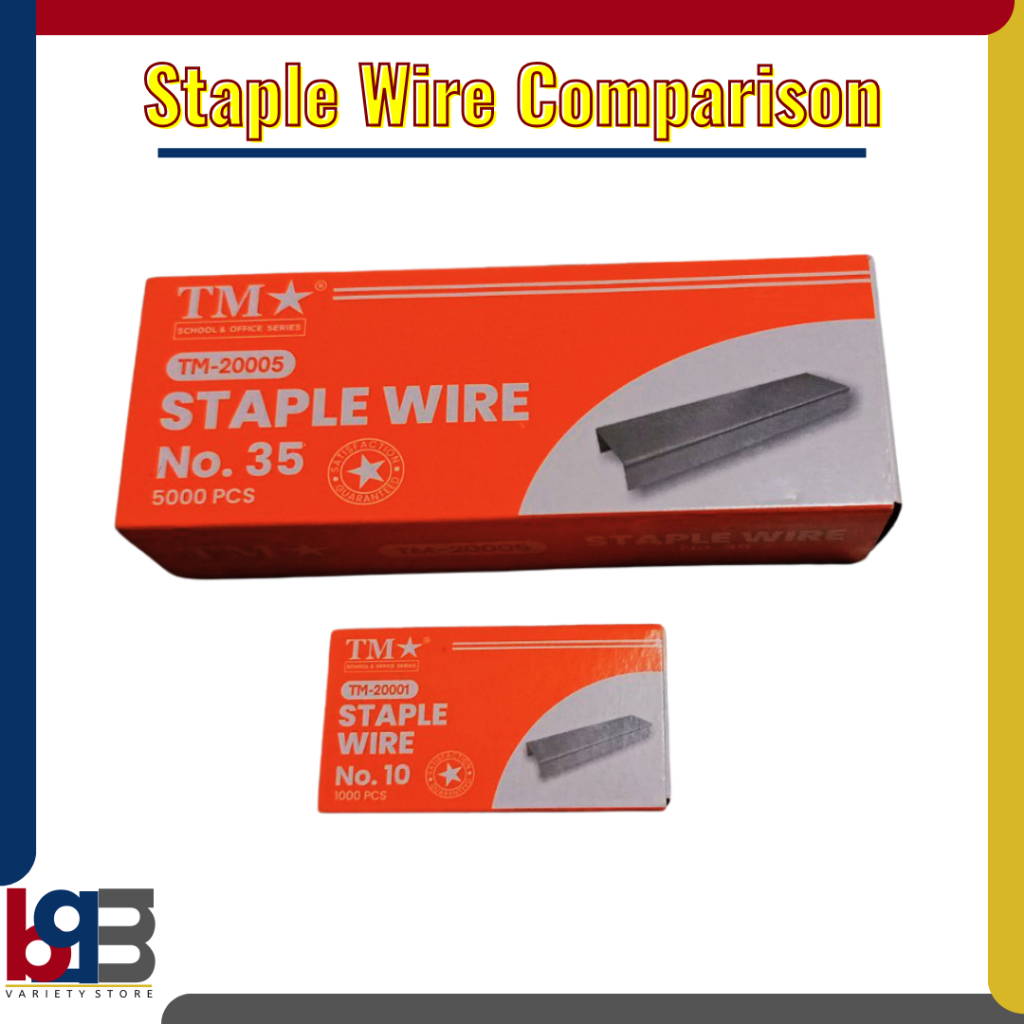 Staple Wire Number 10 and Number 35 (1,000 staples and 5,000 staples ...