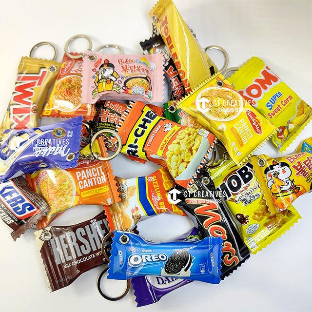 CT-CREATIVES Trinkets Trending Cute Realistic Simulation Keychains ...