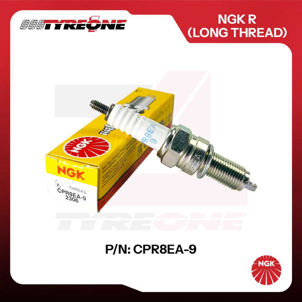 NGK CPR8EA-9 Spark Plus Motorcycle Long Thread Adv150 BeatCarb PCX150 ...