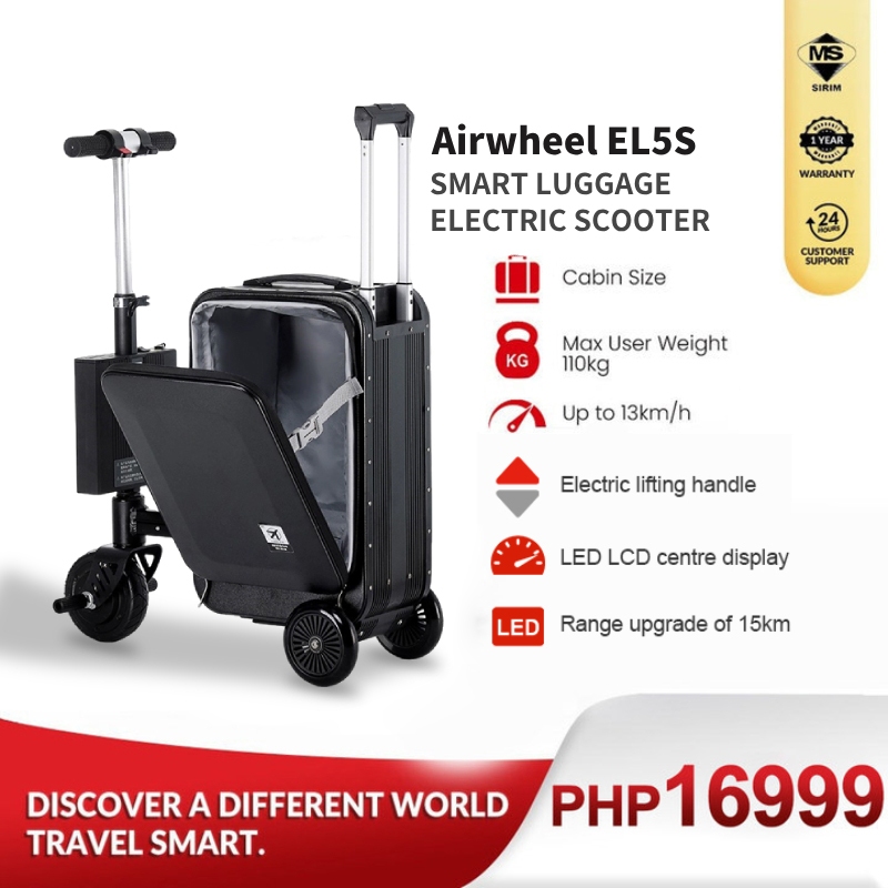 Charlex 20-inch bikeable electric luggage, passenger luggage for ...