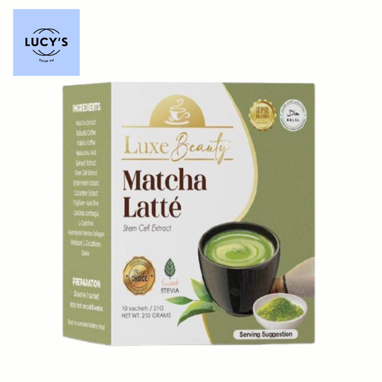 Luxe Health Beauty Matcha Latte Drink with Stem Cell Extract (1 Box ...