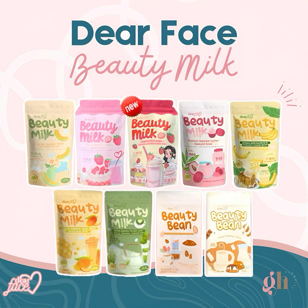 DEAR FACE BEAUTY MILK & BEAUTY BEAN COLLAGEN DRINK | Shopee Philippines