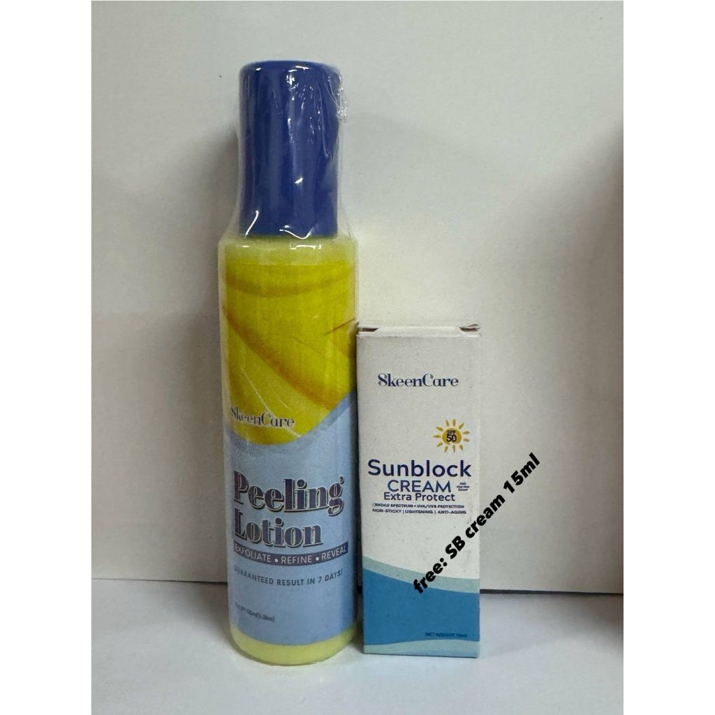 100ml Peeling Lotion + SB cream 15ml free + scrap kojic soap | Shopee ...