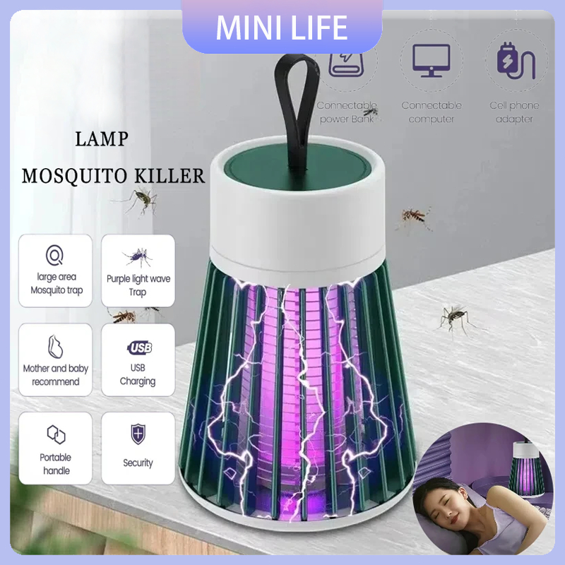 COD Home mosquito killer lamp rechargeable portable electric drive LED ...