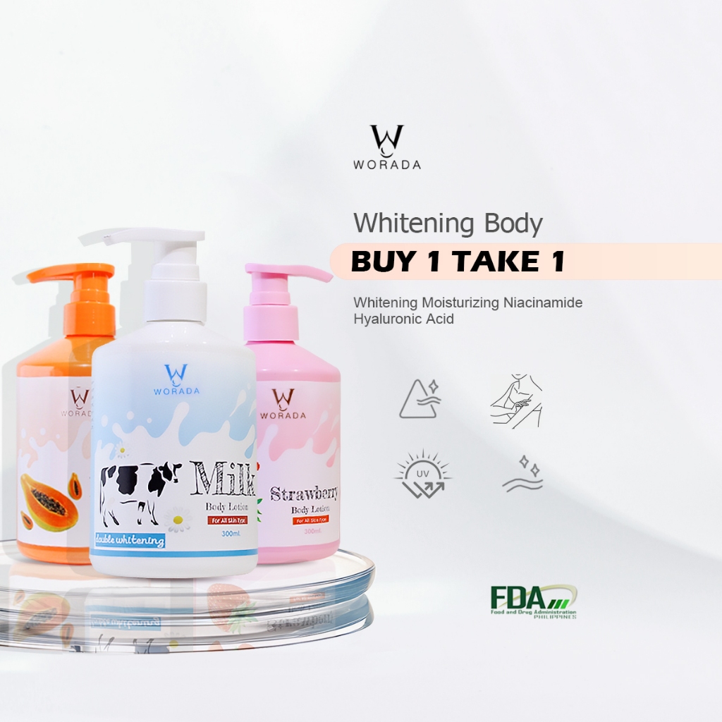【FDA approved】WORADA Papaya Whitening Body Lotion 24-hour moisturizing ...