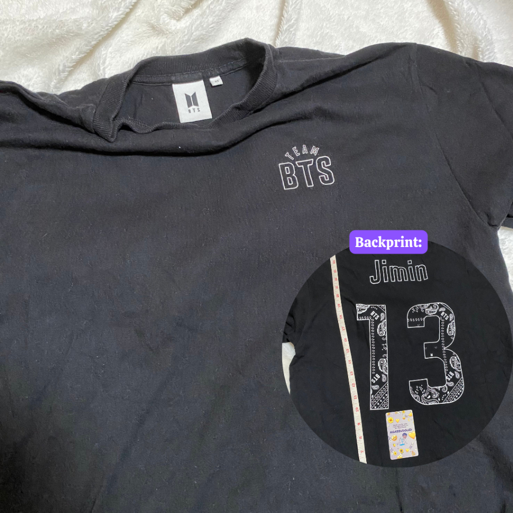 OFFICIAL JIMIN Shirt Team BTS House of BTS Pop Up Korea Kpop Merch 13 ...