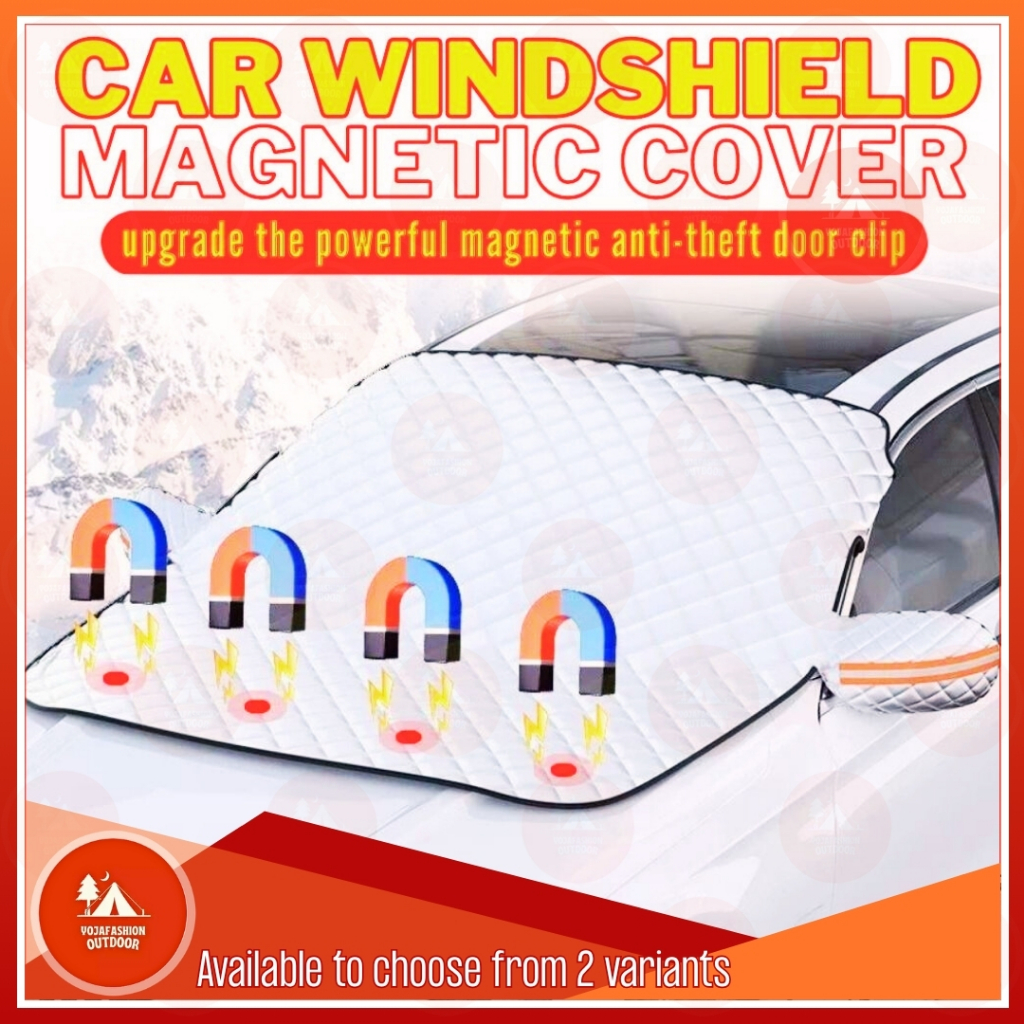 Interior Car Front Windshield Magnetic Cover Universal Heat Insulation ...
