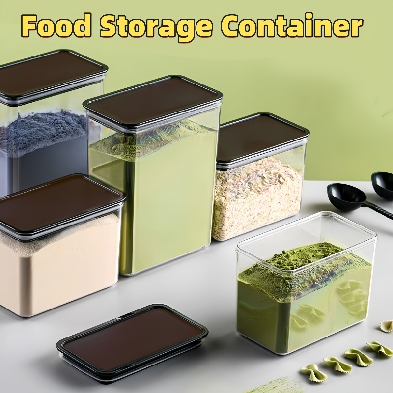 500ML & 1000ML Acrylic Airtight Food Storage Powder Container For Milk ...
