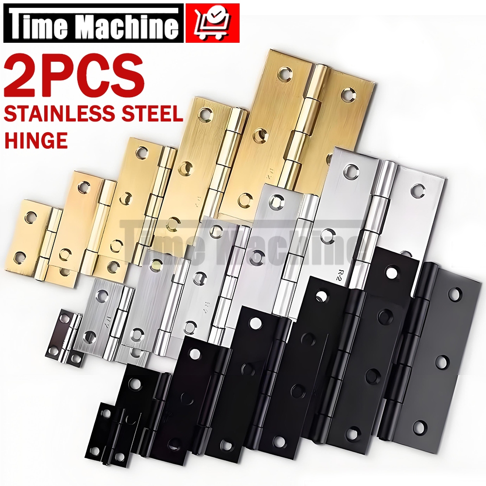 2PCS 304 Stainless Door Hinges. Kitchen, Drawer, Door, Box, Case ...