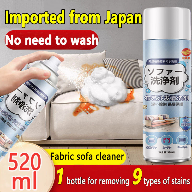 520ml Sofa Cleaner Spray Foam Cleaner Spray Sofa Cleaner For Fabric No ...