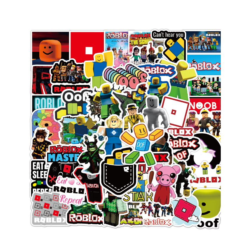 50-100pcs Roblox Graffiti stickers - waterproof notebook skateboard ...