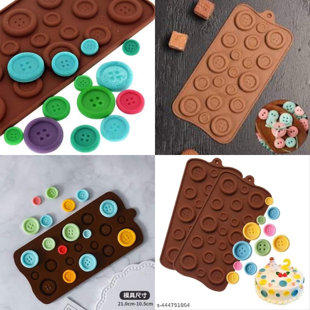 Buttons Silicone mold Choco molder | Shopee Philippines