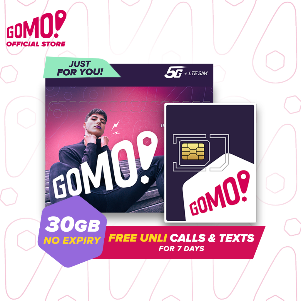 [LIMITED] GOMO Prepaid SIM with 30GB No Expiry Data + UNLI Calls & Texts 7 Days | Shopee Philippines