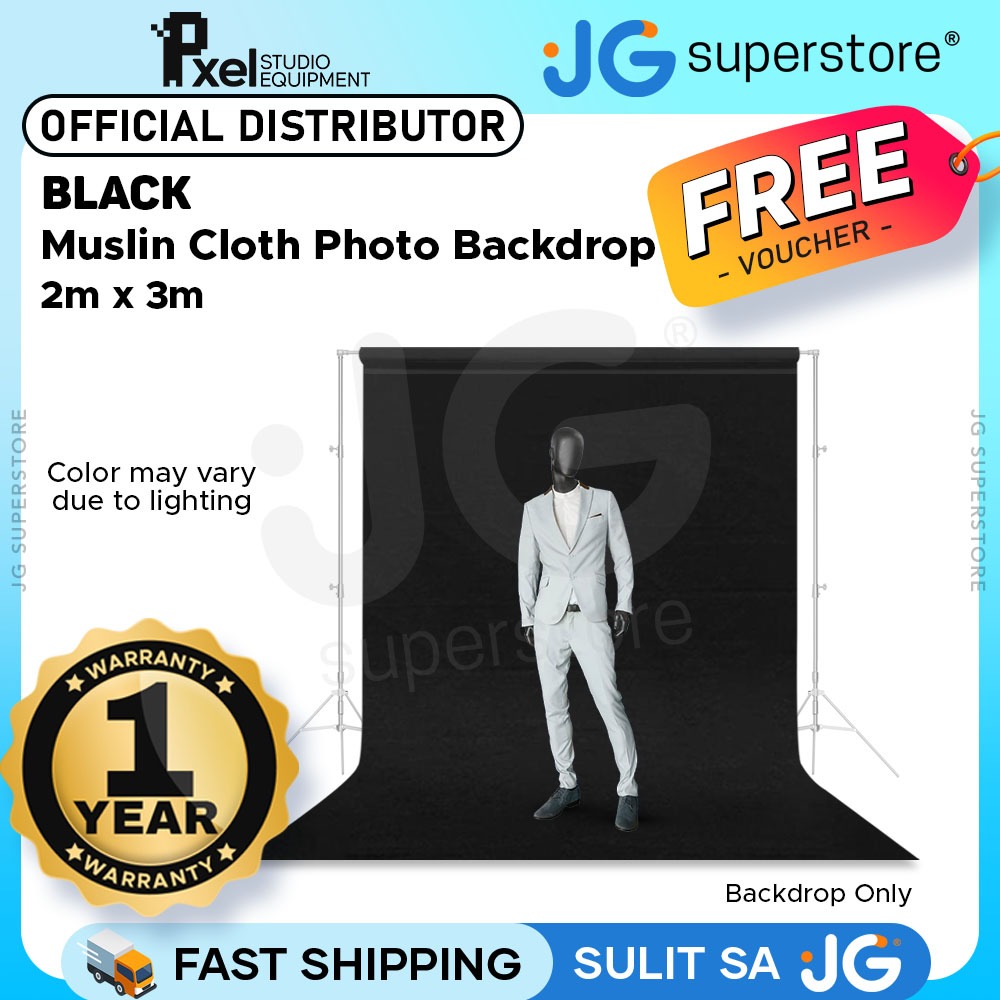 Pxel 6.5 x 10 Feet Seamless Muslin Background Cloth Studio Backdrop ...