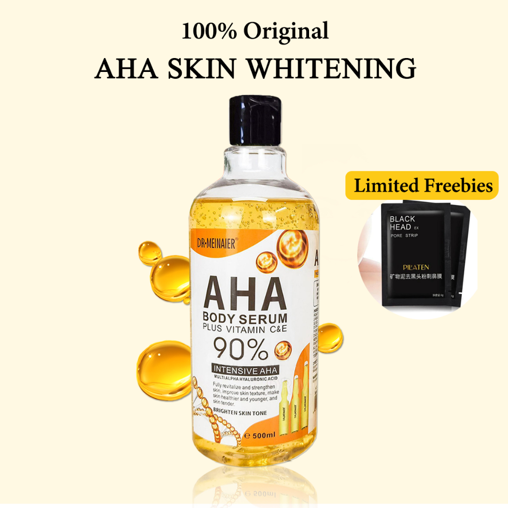 100% Original AHA Body Serum Niacinamide Whitening Essence Moisturizing Rejuvenating Skin Care ...