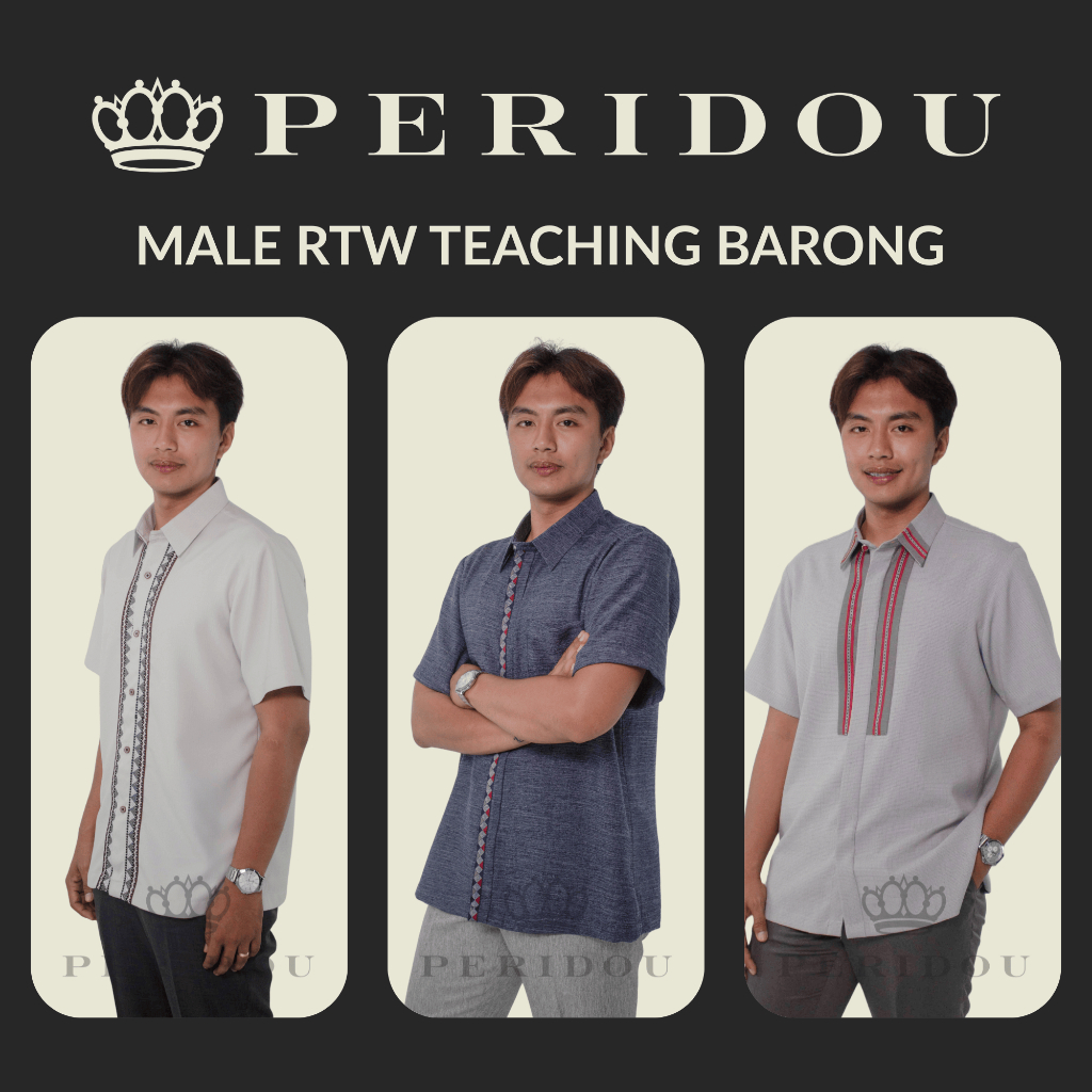 Peridou Male Ready-To-Wear Barong Teaching Uniform (Barong Only ...