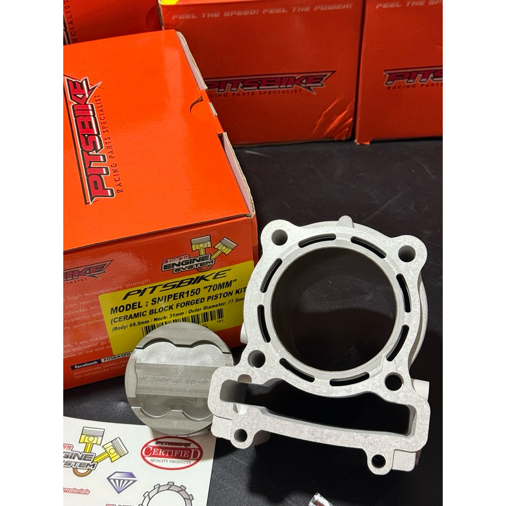 PITSBIKE CHROMEBORE BLOCK KIT YAMAHA SNIPER 150 | Shopee Philippines