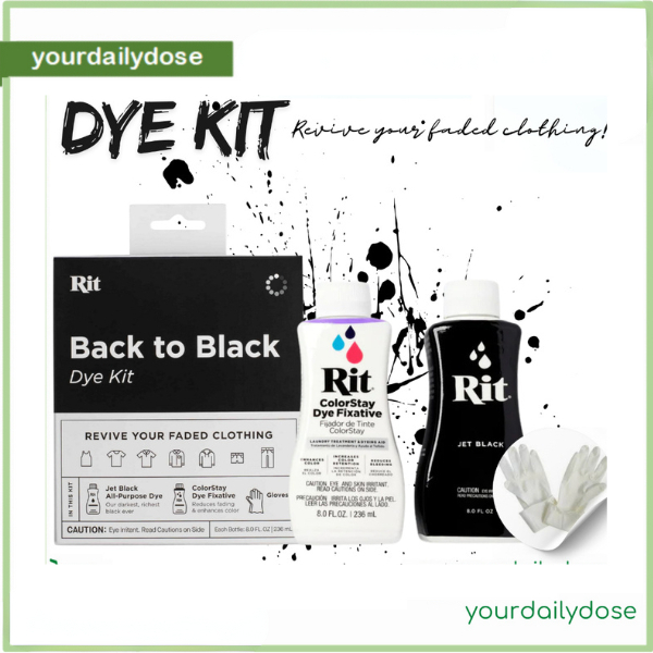 Rit Dye Kit Back to Black KIT | Shopee Philippines