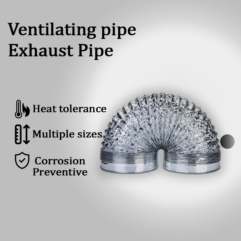 Ventilating pipe Exhaust Pipe Flexible Aluminium Air Ducting ...