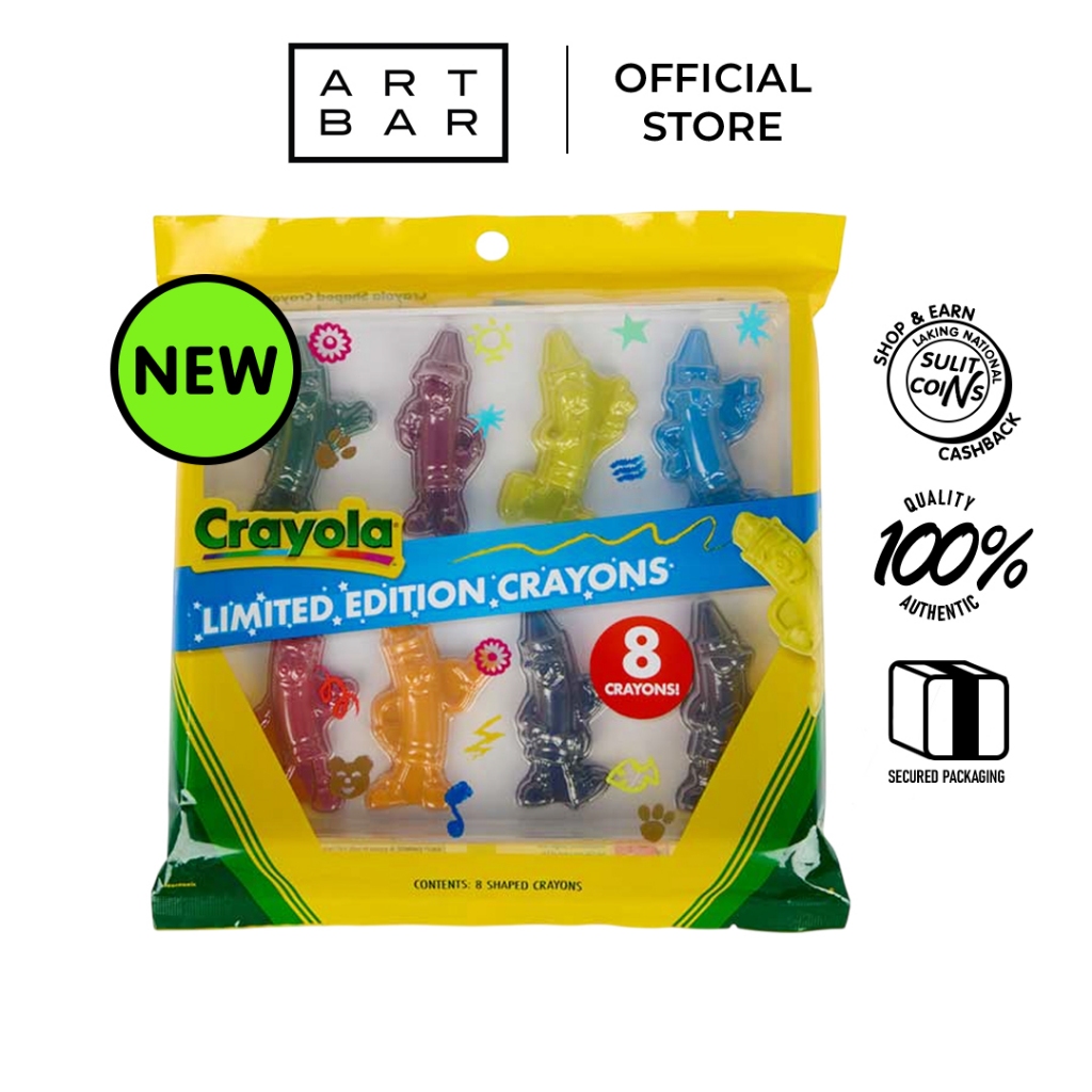 Crayola Limited Edition 52-3015 8 Colors Character Shaped Crayons - Art ...