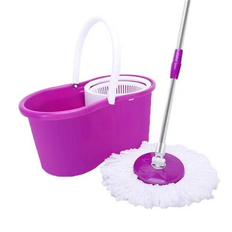 360 Easy Microfiber Rotating Floor Cleaning Magic Spin Mop With Spinner ...