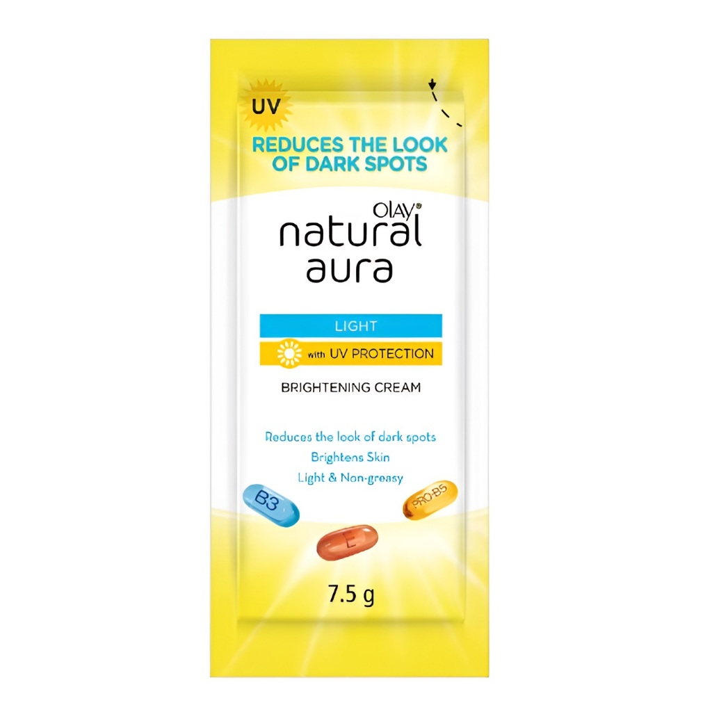 Olay Natural Aura Brightening Cream With UV Protection 7.5g | Shopee ...