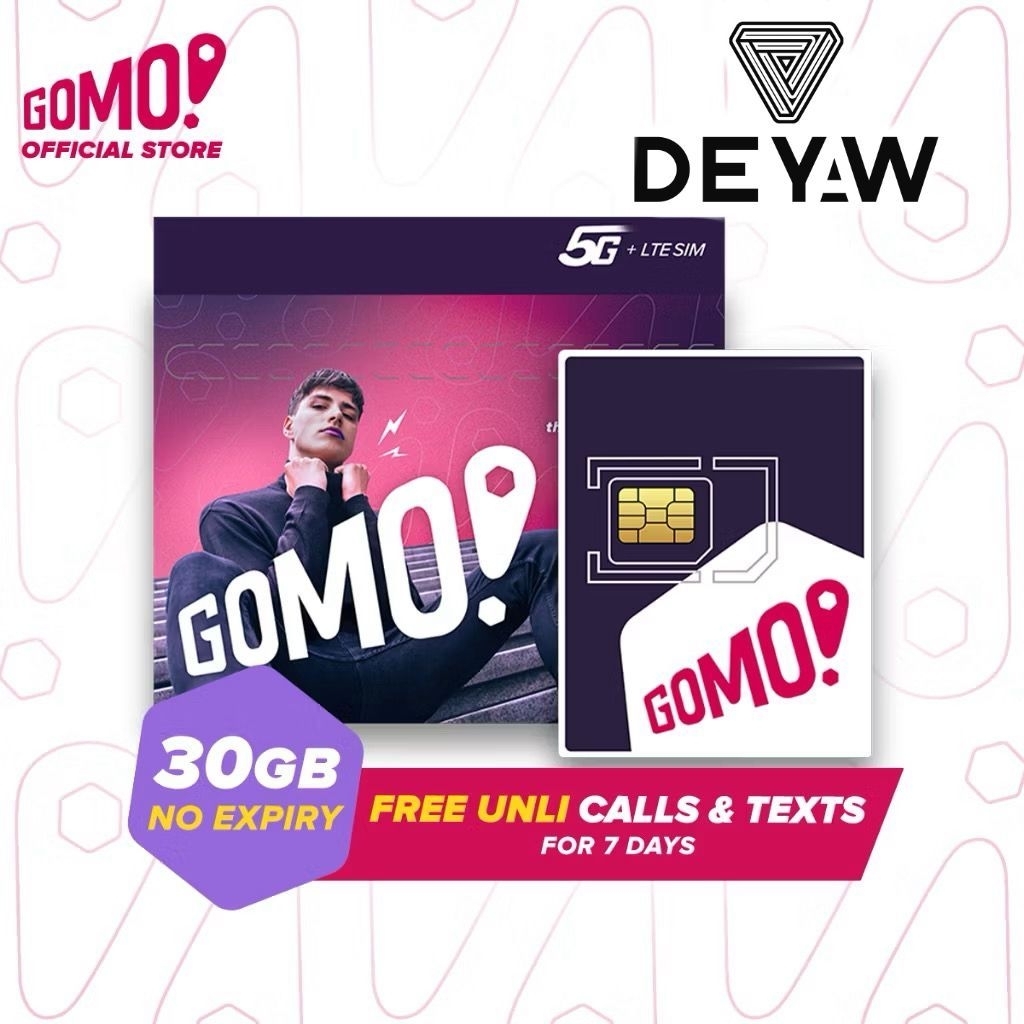 Gomo Sim with 30GB No EXPIRE DATA +UNLI CALLS & TEXT 7 DAYS | Shopee ...