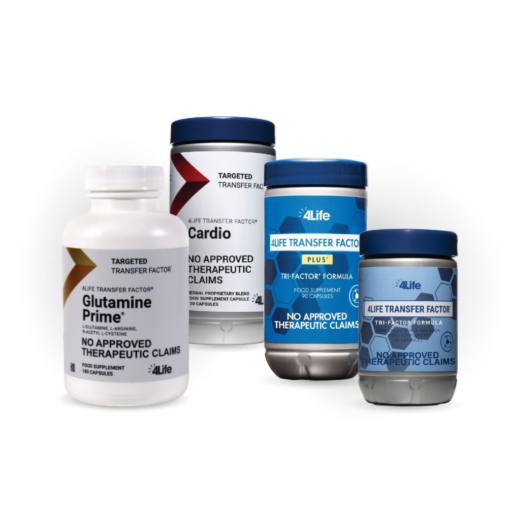 4Life - 125LP Pack (Transfer Factor Plus,Factor Cardio,Glutamine Prime ...