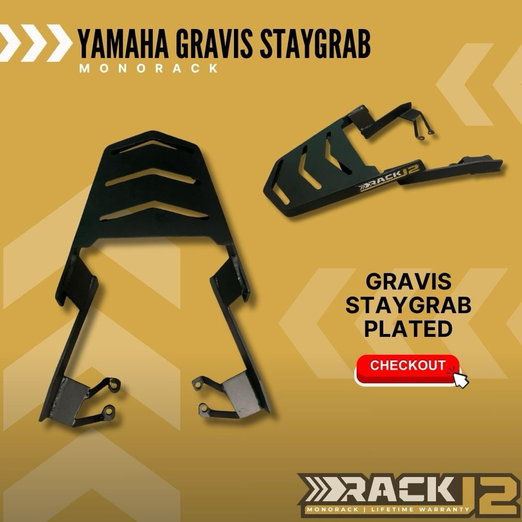 New Rackj2 Monorack Bracket for Yamaha Gravis V2/V3 Stay Grab Bar ...