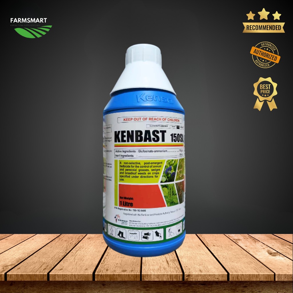 KENBAST 150SL 1L Glufosinate Herbicide Like Basta - 1 Liter Container ...