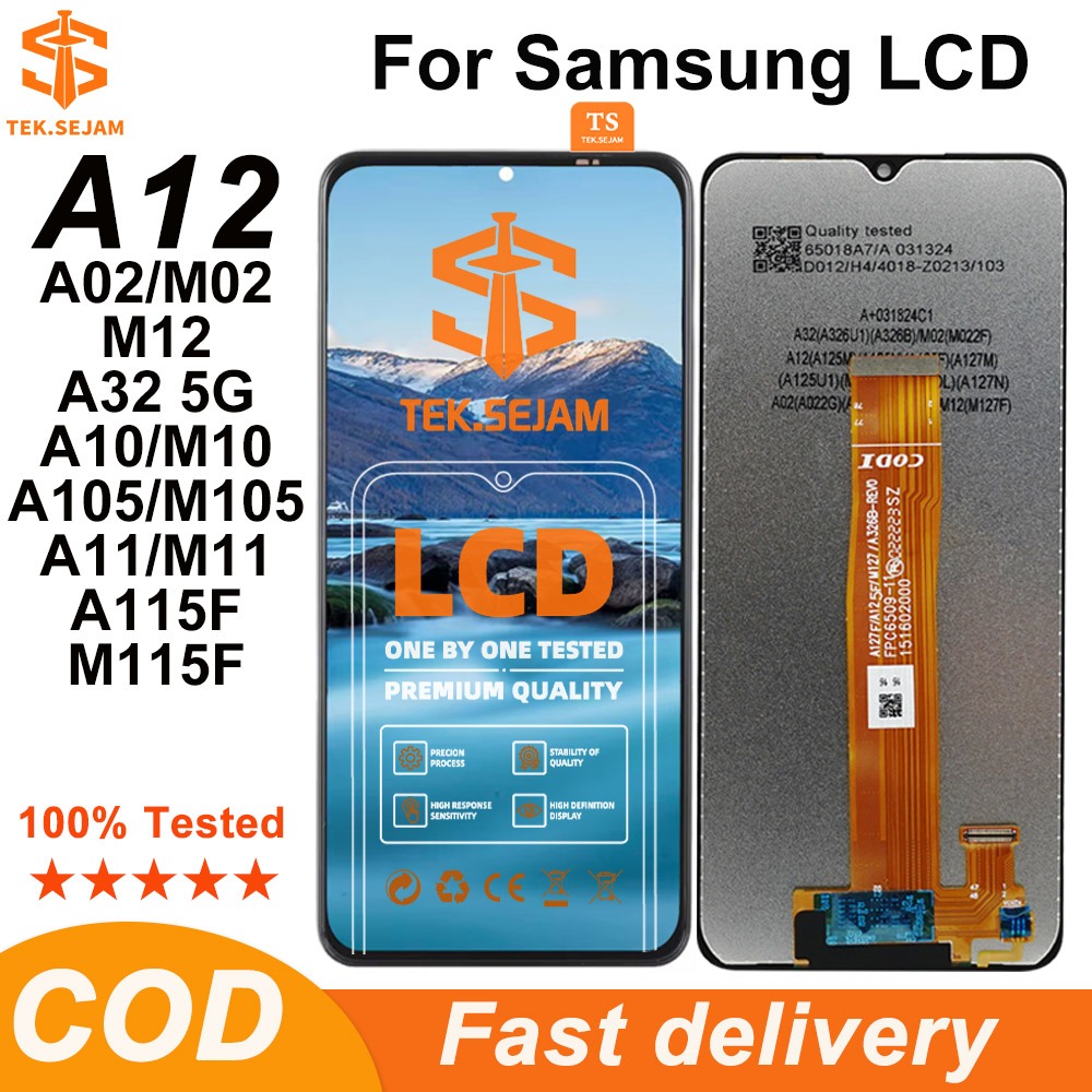 TEK.SEJAM LCD For Samsung A12 A02 M12 A10 A02 M10 A11 M11 LCD Display ...