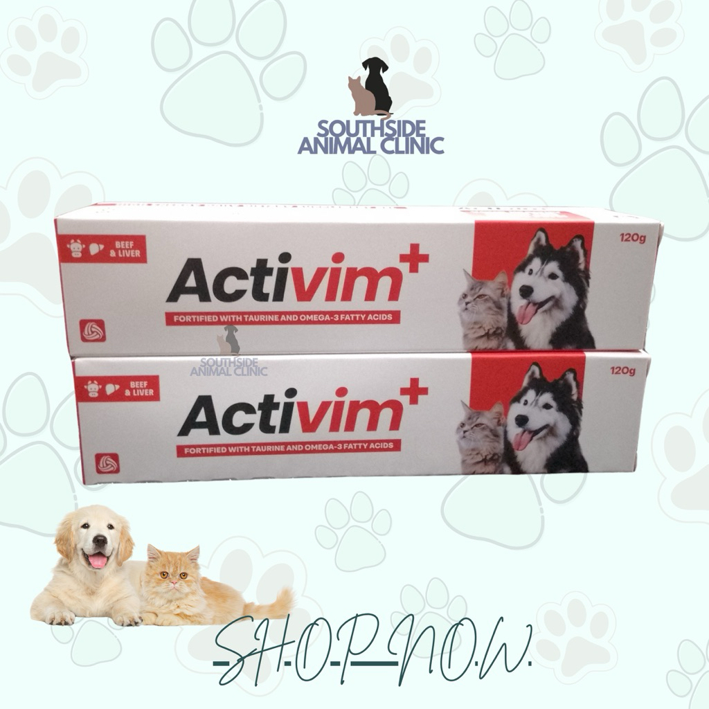 ACTIVIM PLUS GEL SUPPLEMENT FOR DOGS AND CATS 120 GRAMS | Shopee ...