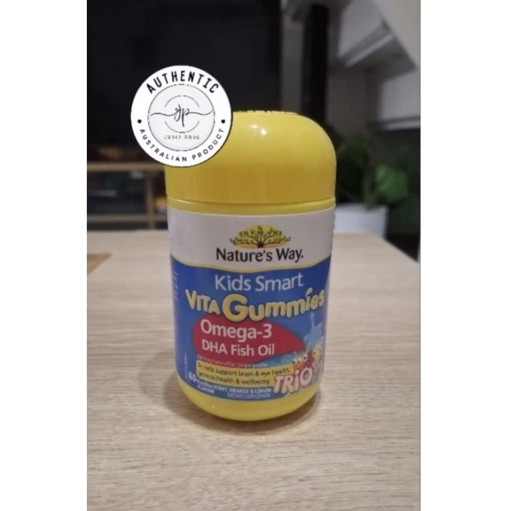 Natures Way Smart Vita Gummies Omega 3 DHA Fish Oil | Shopee Philippines