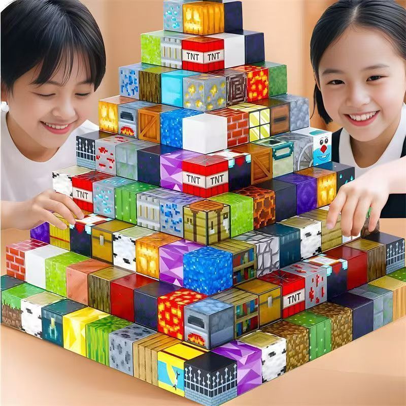 My World DIY Magnetic Building Modules - Diversified Cuboid Toys ...