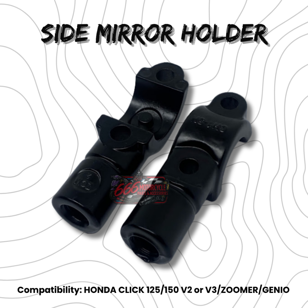 SIDE MIRROR HOLDER FOR CLICK 125/150 V2/or V3/ZOOMER/GENIO/VARIO ...