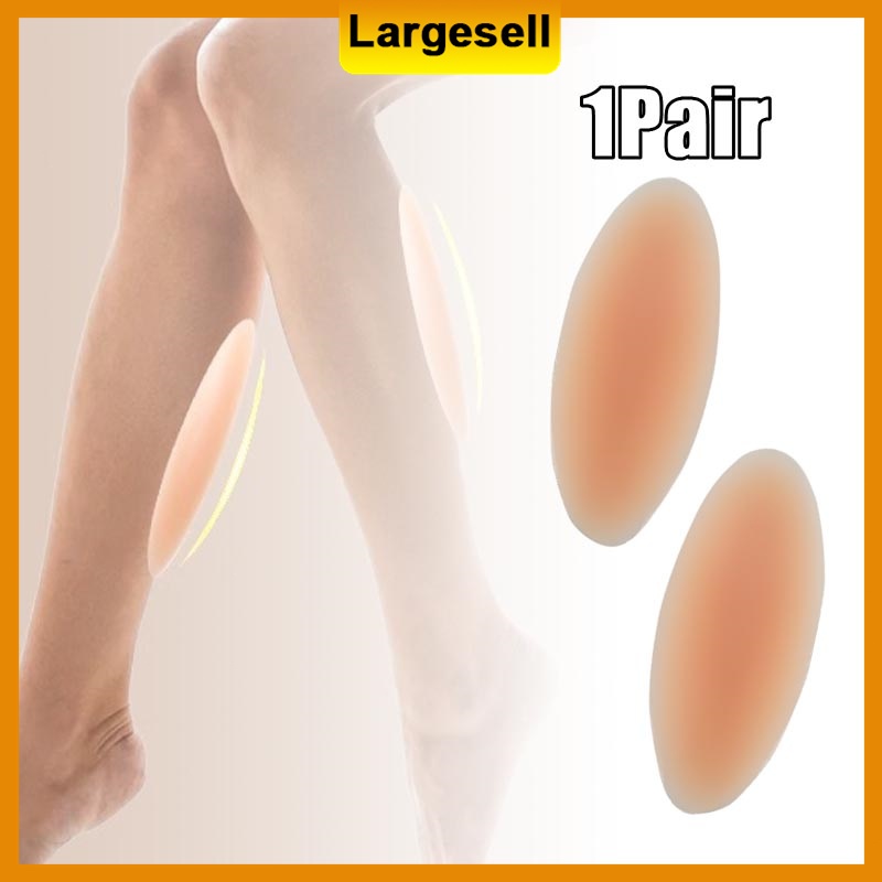 Self Adhesive Silicone Leg Calf Pads Reusable Invisible Calf Shape ...