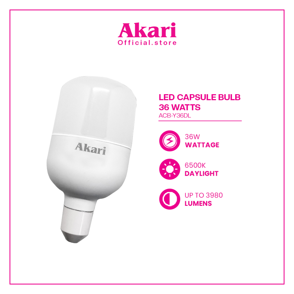 Akari LED Capsule Bulb 36 Watts (ACB-Y36DL) | Shopee Philippines