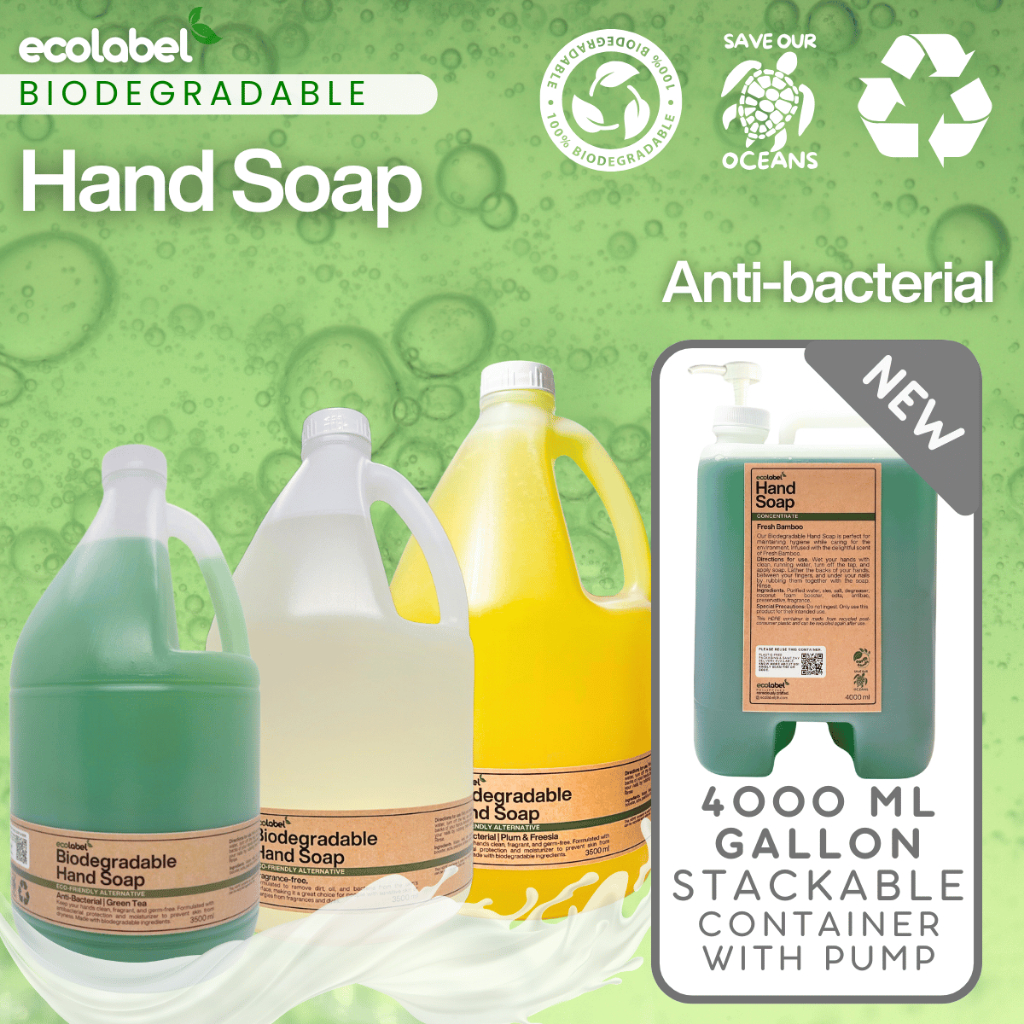Eco-friendly Liquid Hand Soap 100% Biodegradable Sustainable ...